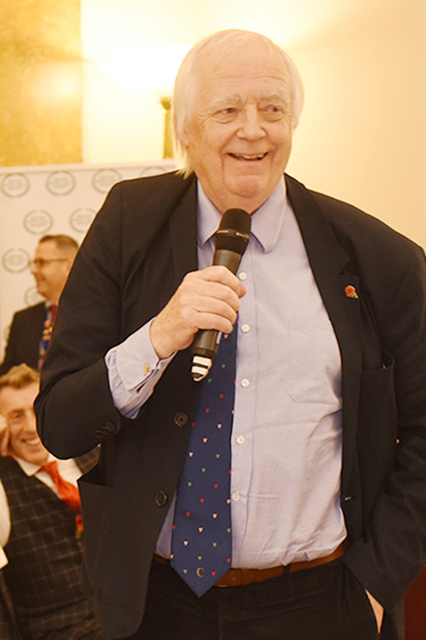 Dr Harry Brunjes presents Tommy Steele with a Lifetime Achievement ...